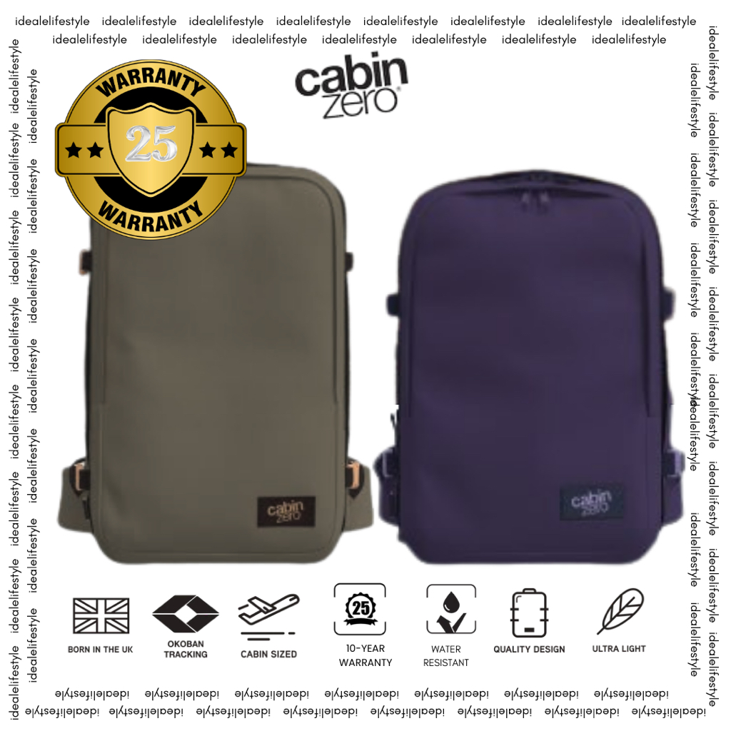 CabinZero Classic Pro Backpack 32L | Durable Carry‐On, Laptop Sleeve ...