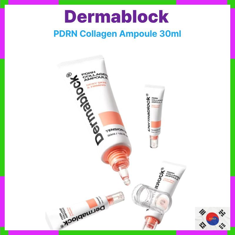 Dermablock PDRN Collagen Ampoule 30ml – Elasticity, Skin Regeneration ...