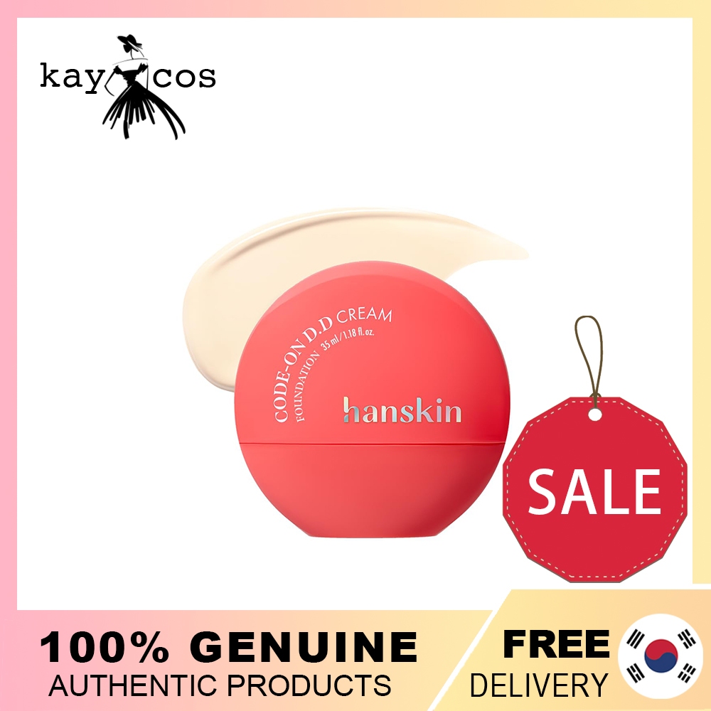 [NEW][HANSKIN] HANSKIN Code-on DD Cream Foundation, 35ml (For All Skin ...