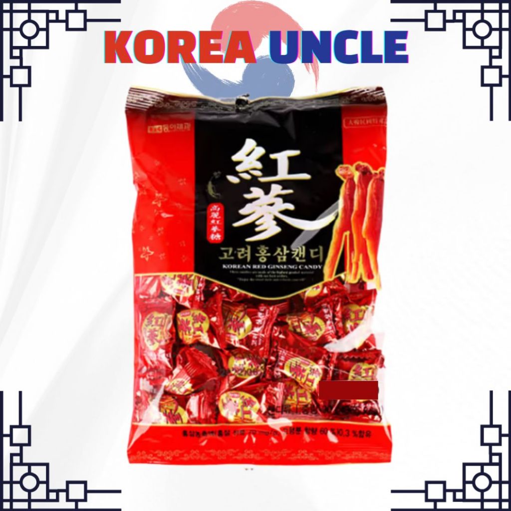 DONG-A Koryo Korean Red Ginseng Candy 90g Healthy Energy Boost Made in ...