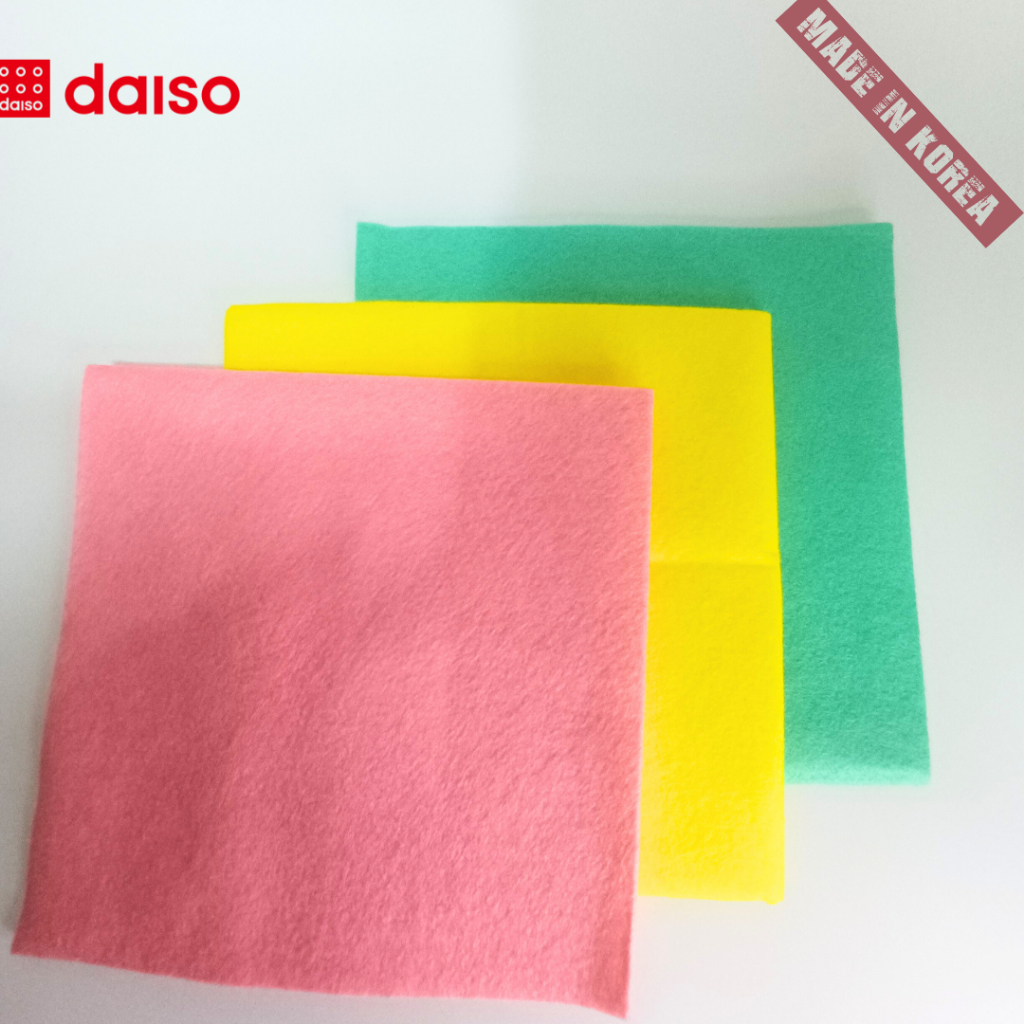 “Daiso Korea Kitchen Dishcloths 3 Pack – Fast Absorbing Viscose Rayon ...