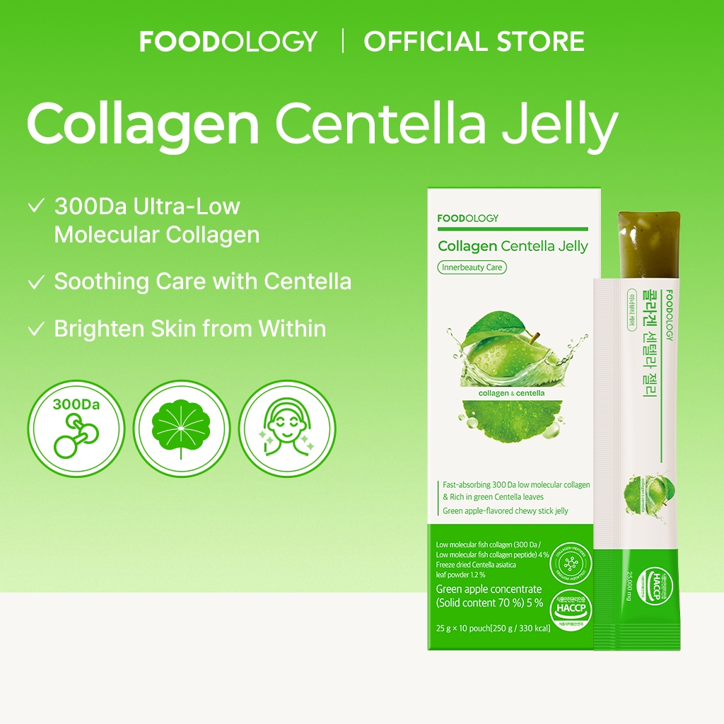 [FOODOLOGY Official] Collagen Centella Jelly 25g x 10 pouch |PDRN ...