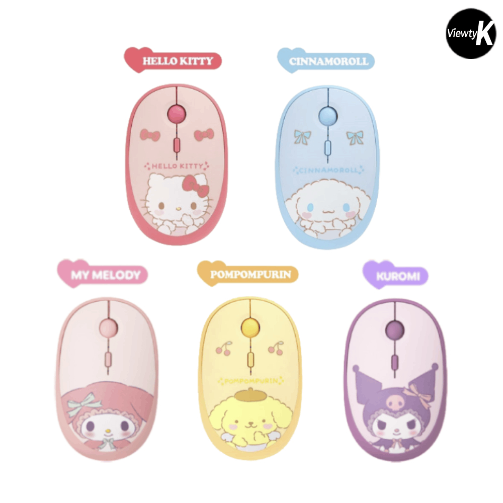 ROYCHE Sanrio Multi-Pairing Character Wireless Mouse (Hello Kitty ...