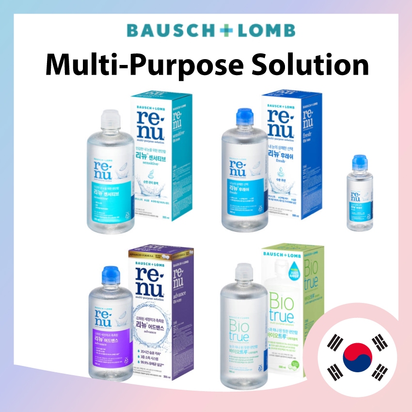 BAUSCH + LOMB Renu Fresh / Renu Sensitive / Renu Advance / Biotrue ...
