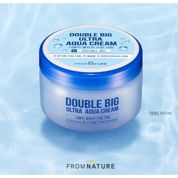 FROMNATURE DOUBLE BIG ULTRA AQUA CREAM 500ML - DEEP HYDRATION ...