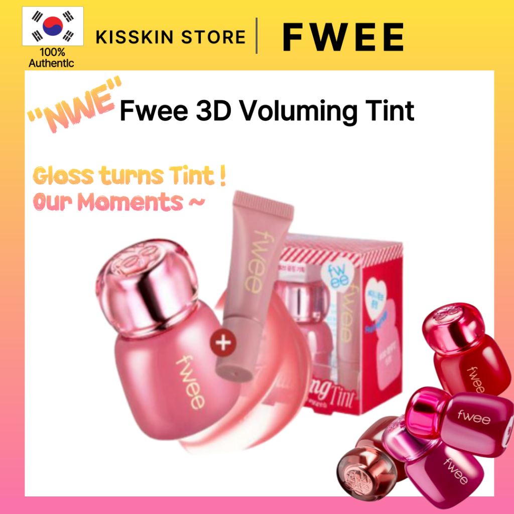 [FWEE] 3D Voluming Tint 3.8g 12colors 2025 NEW K-Beauty from Korea ...