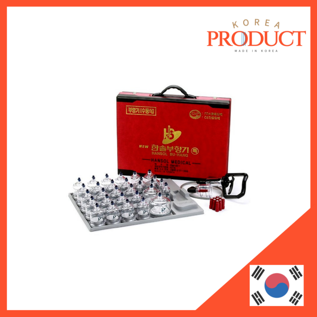 HANSOL MEDICAL Cupping Therapy Equipment 30cups Cupping Set w/Pump ...