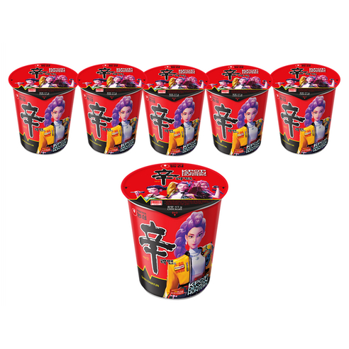 Nongshim Shin Ramyun Spicy Korean Cup Noodles 65g / K-POP Demon Hunters ...