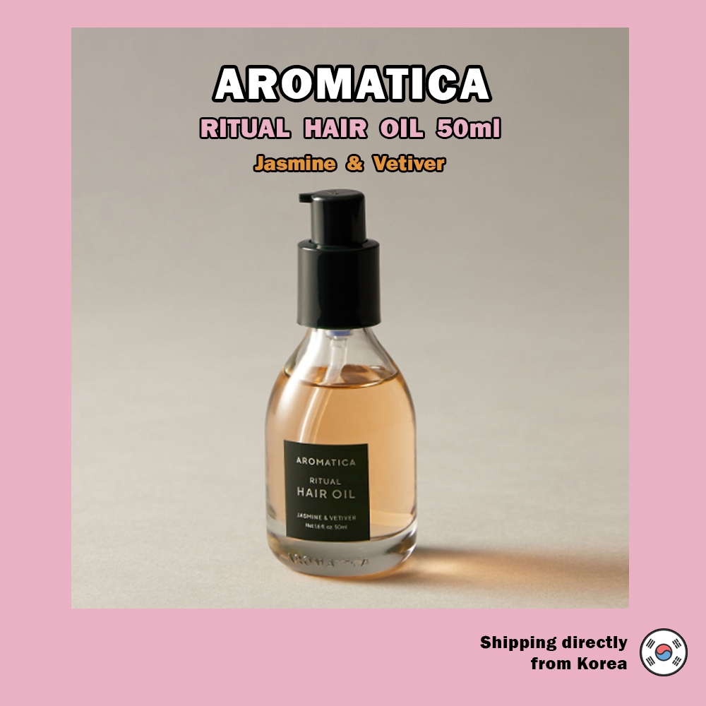 [AROMATICA] Ritual Hair Oil 50ml / Jasmine & Vetiver / Silicon Free ...