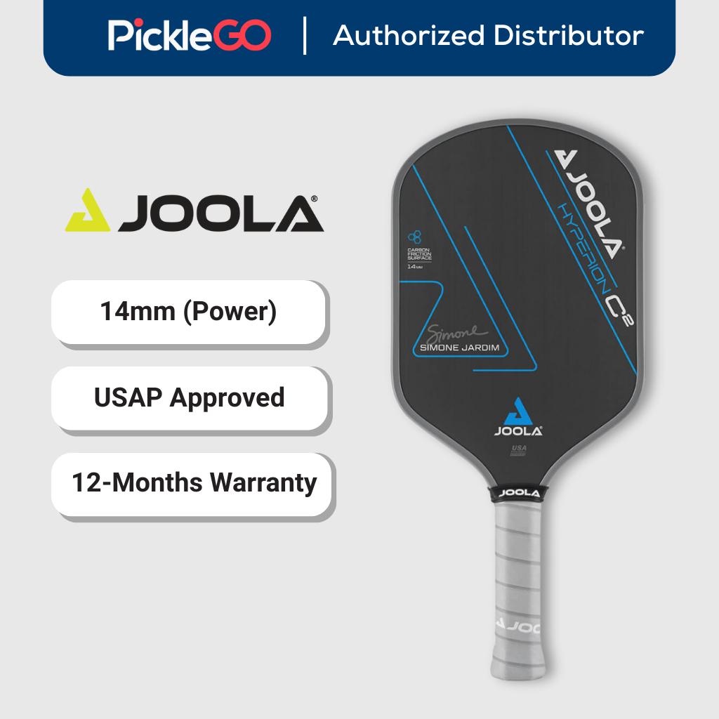 JOOLA Simone Jardim Hyperion C2 CFS 14mm Pickleball Paddle | Shopee ...