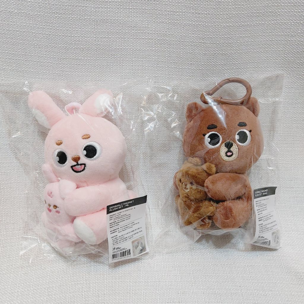 DAY6 / Denimalz Hug Magnet Plush (Set of 2) | Big + Petit | Bang / Ke ...