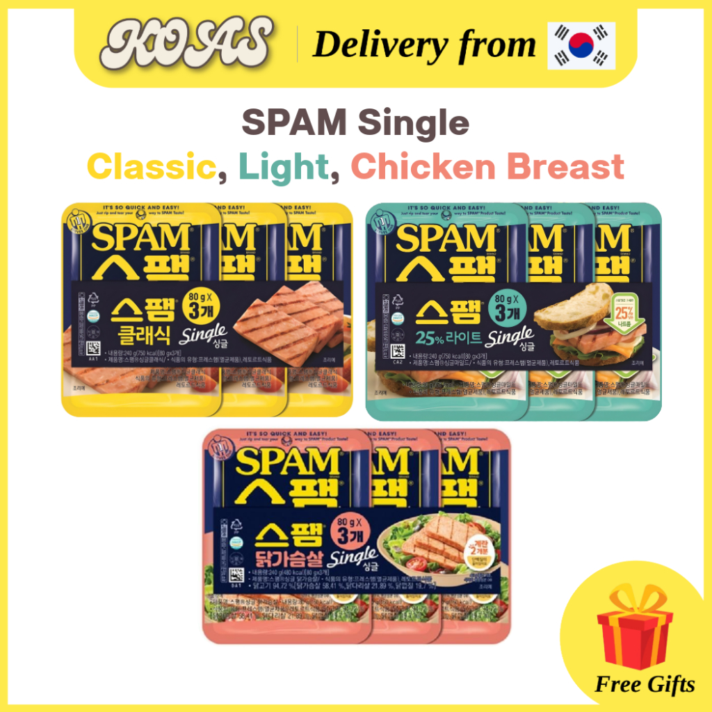 [SPAM] Korean Authentic Convenient Single Pack Luncheon Meat – Classic ...