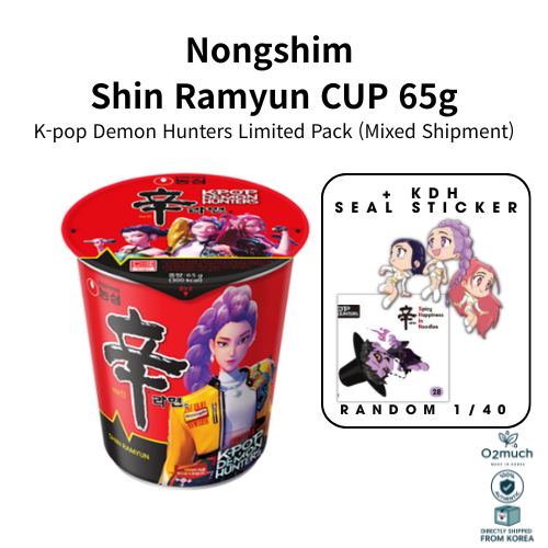 [Nongshim] Shin Ramyun Cup 65g | Hot & Spicy Korean Ramen + KDH Seal ...