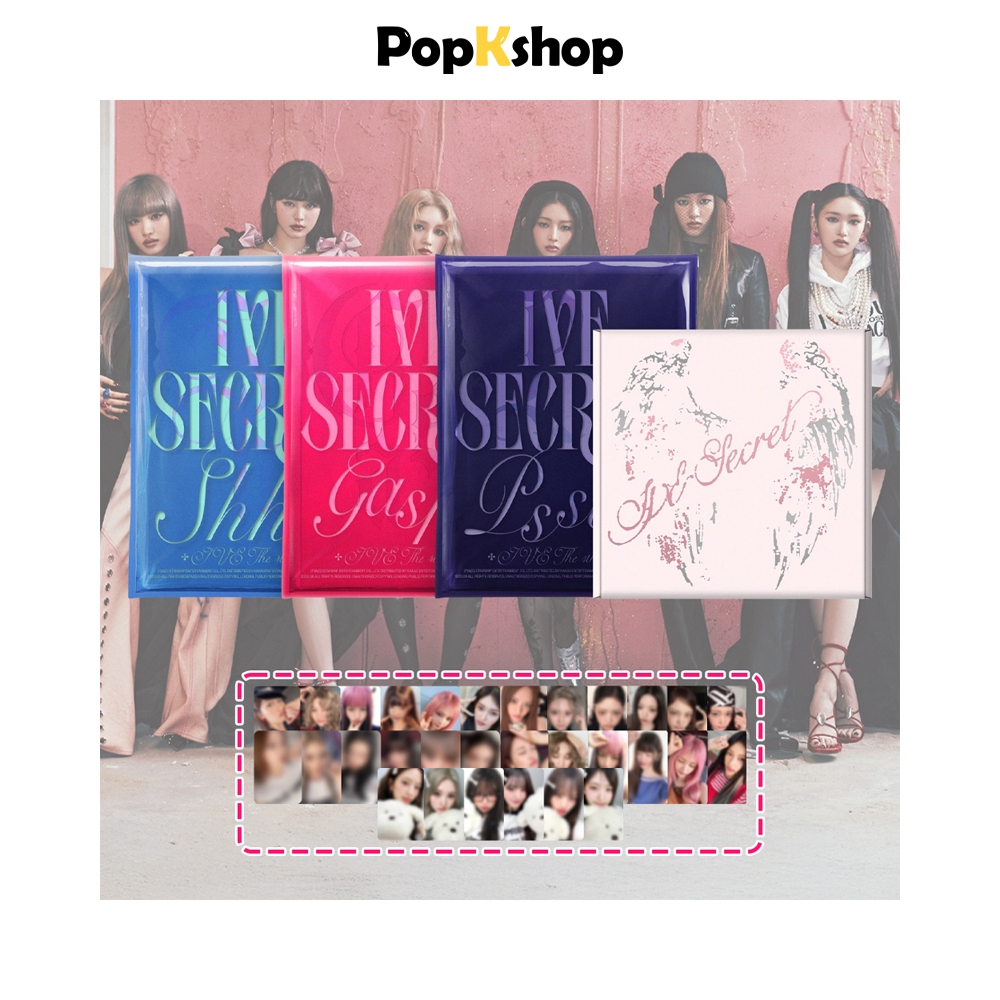 [FAN EVENT POB] IVE 4th EP Album [ IVE SECRET ] STANDARD / LOVED IVE Ver | Shopee Malaysia