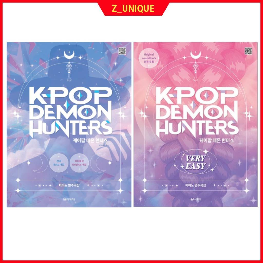KPOP Demon Hunters Piano Score Book | 15 Songs | Easy + Original Ver ...