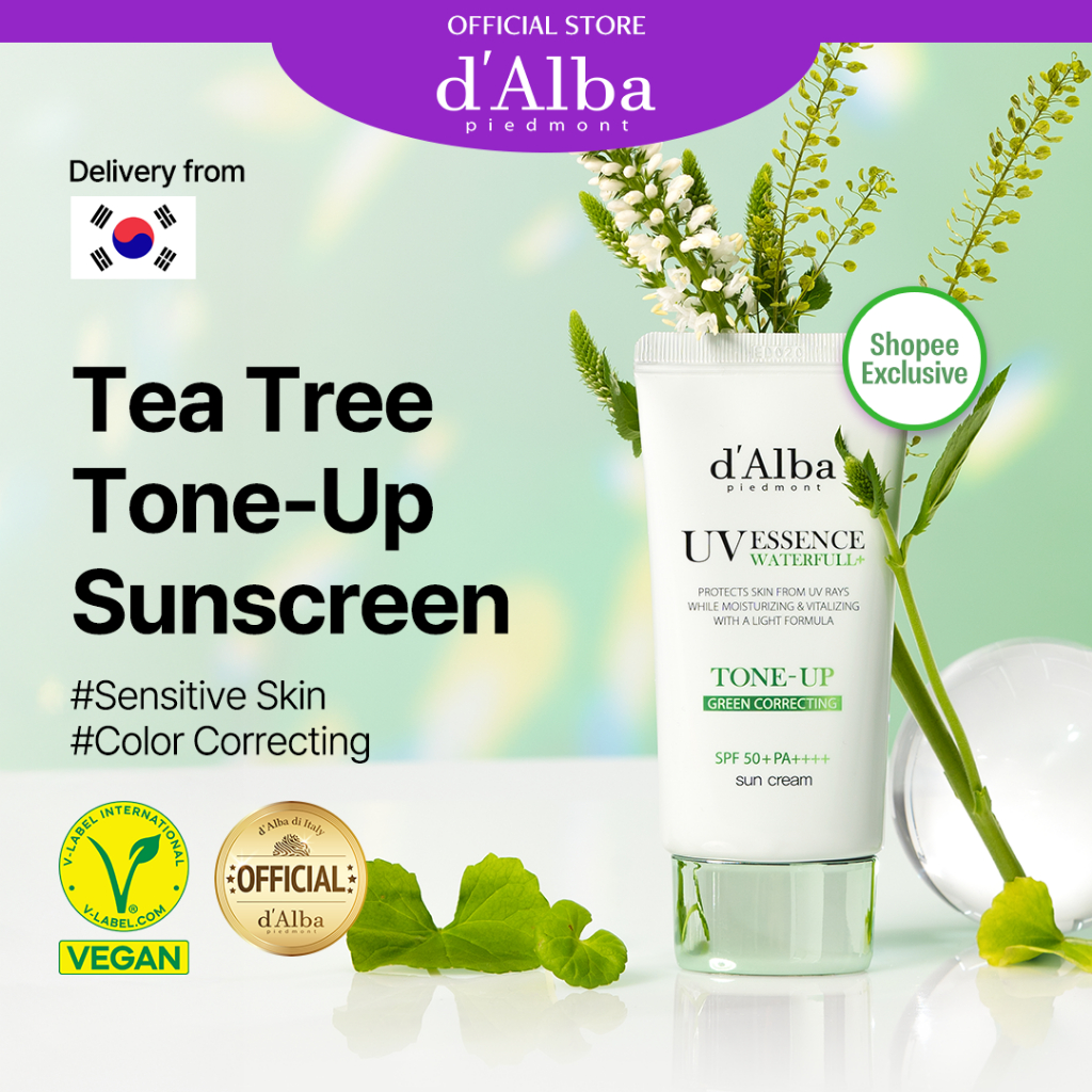 [d'Alba Official] White Truffle Tone-Up Green Correcting Suncream ...