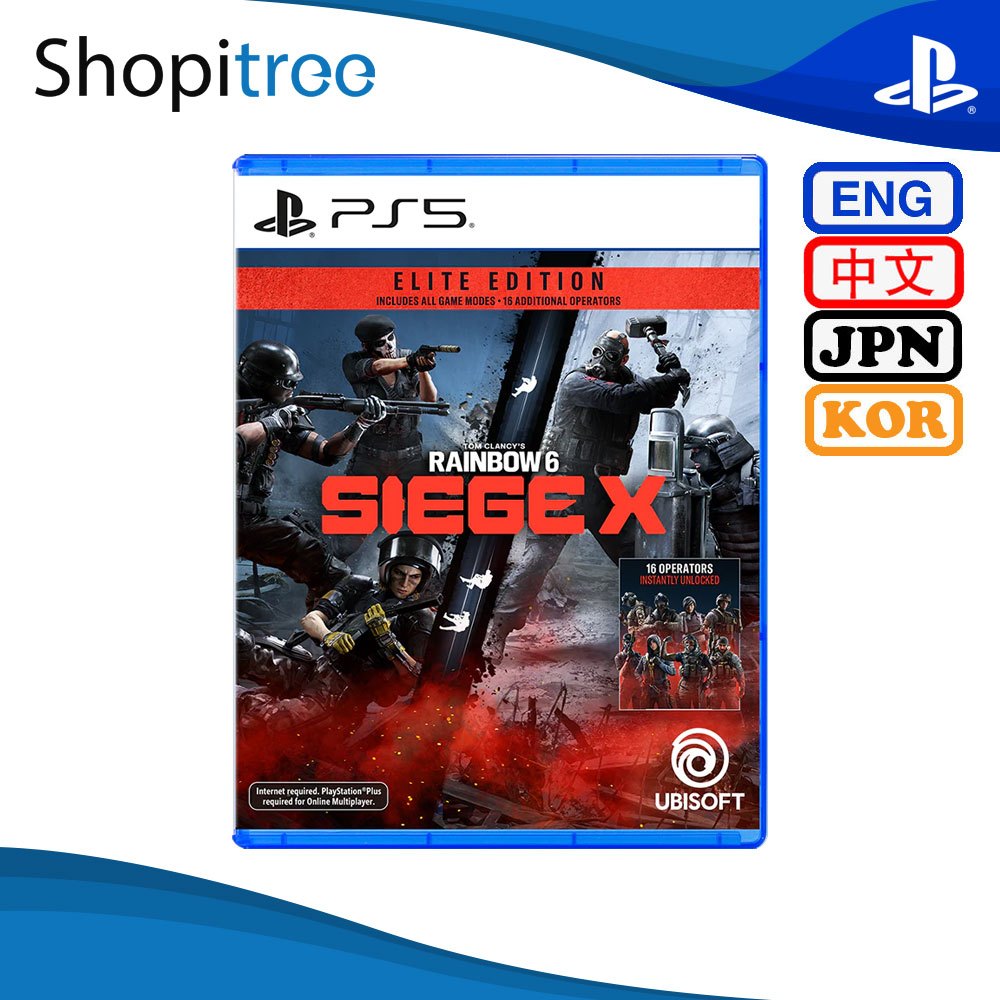 PS5 Tom Clancy's Rainbow Six Siege X [Elite Edition] | Shopee Malaysia