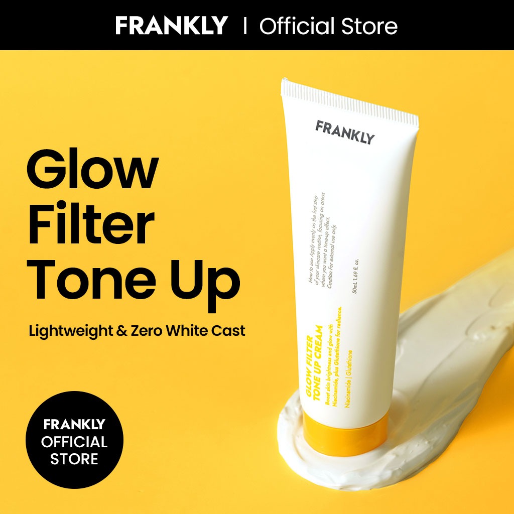 [FRANKLY] Glow Filter Tone-Up Cream 50mL | Cooling & Brightening Effect ...