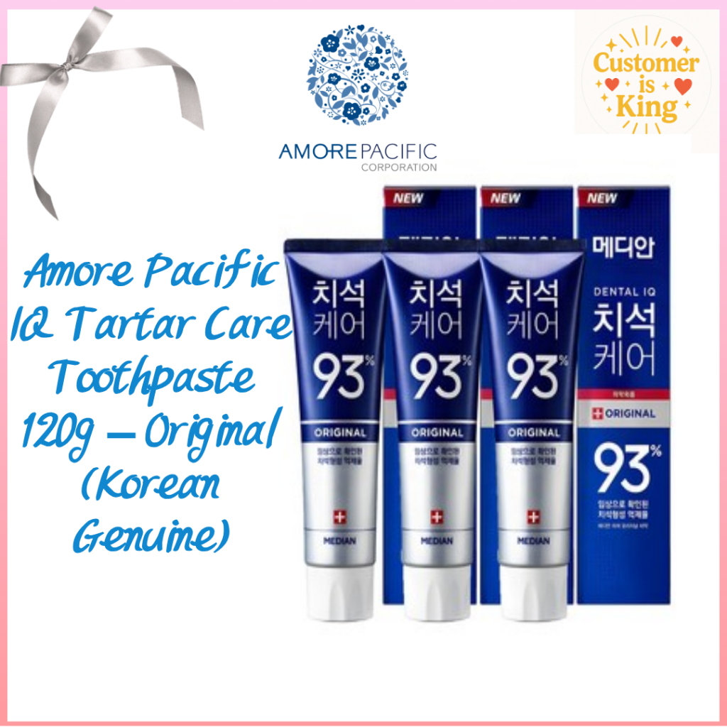 Amore Pacific IQ Tartar Care Toothpaste 120g – Original (Korean Genuine ...