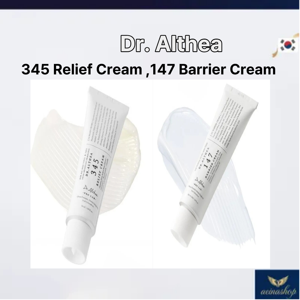 Dr. Althea 345 Relief Cream / 147 Barrier Cream (50ml) - Soothing ...