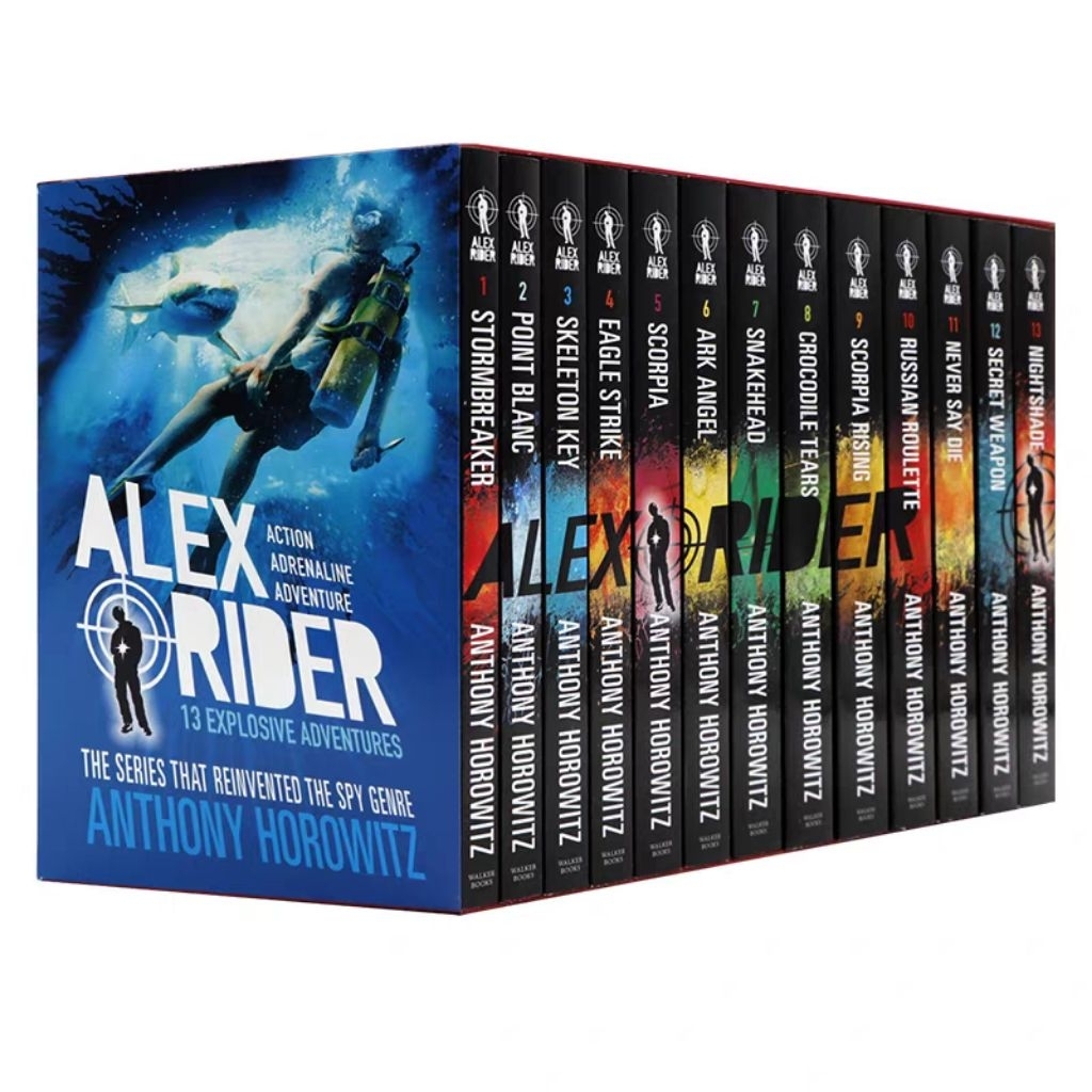 Alex Rider The 13 Explosive adventures bks set by Anthony Horowitz ...