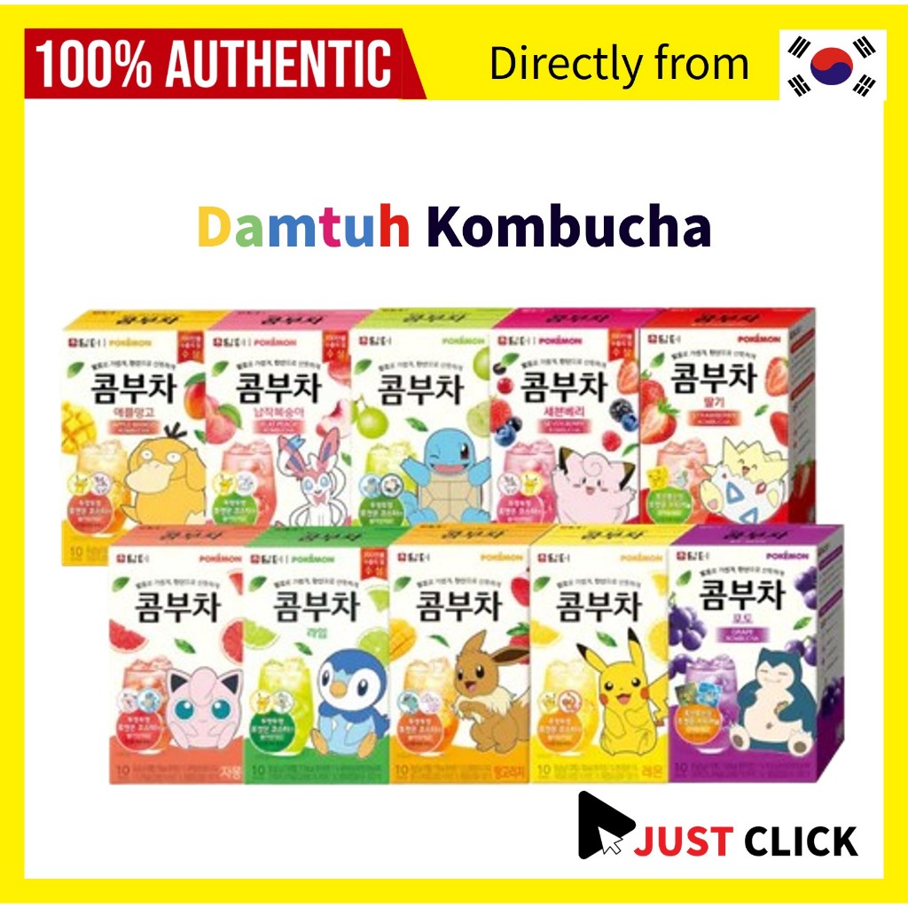 [Damtuh] Kombucha Limited Edition Pokemon Kombucha Tea - Lemon/Apple ...