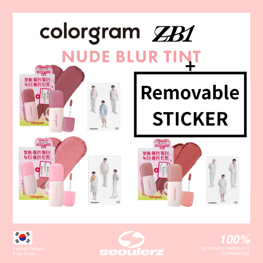 [Colorgram] Nude Blur Tint 18 Colors + Removable Sticker | Shopee Malaysia