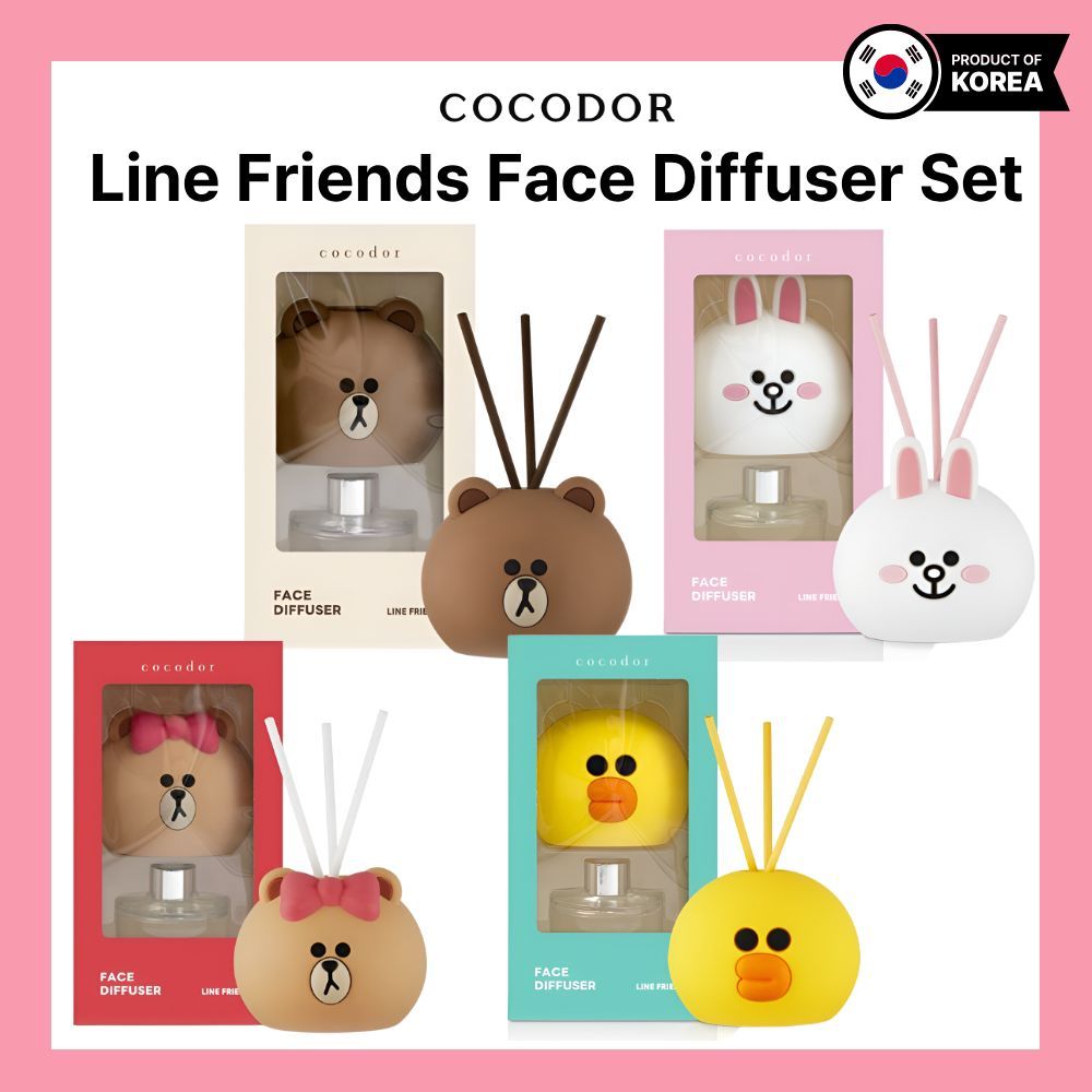 [COCODOR X Line Friends]Face Diffuser Set – Premium Home & Office Aroma ...