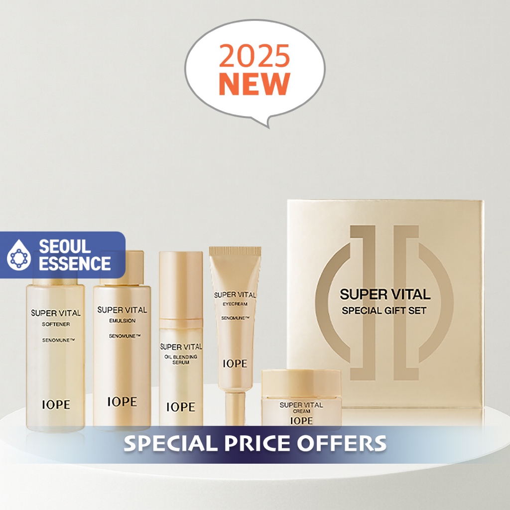 IOPE Super Vital Softener / Emulsion / Eye Cream / Serum / Cream (Rich ...