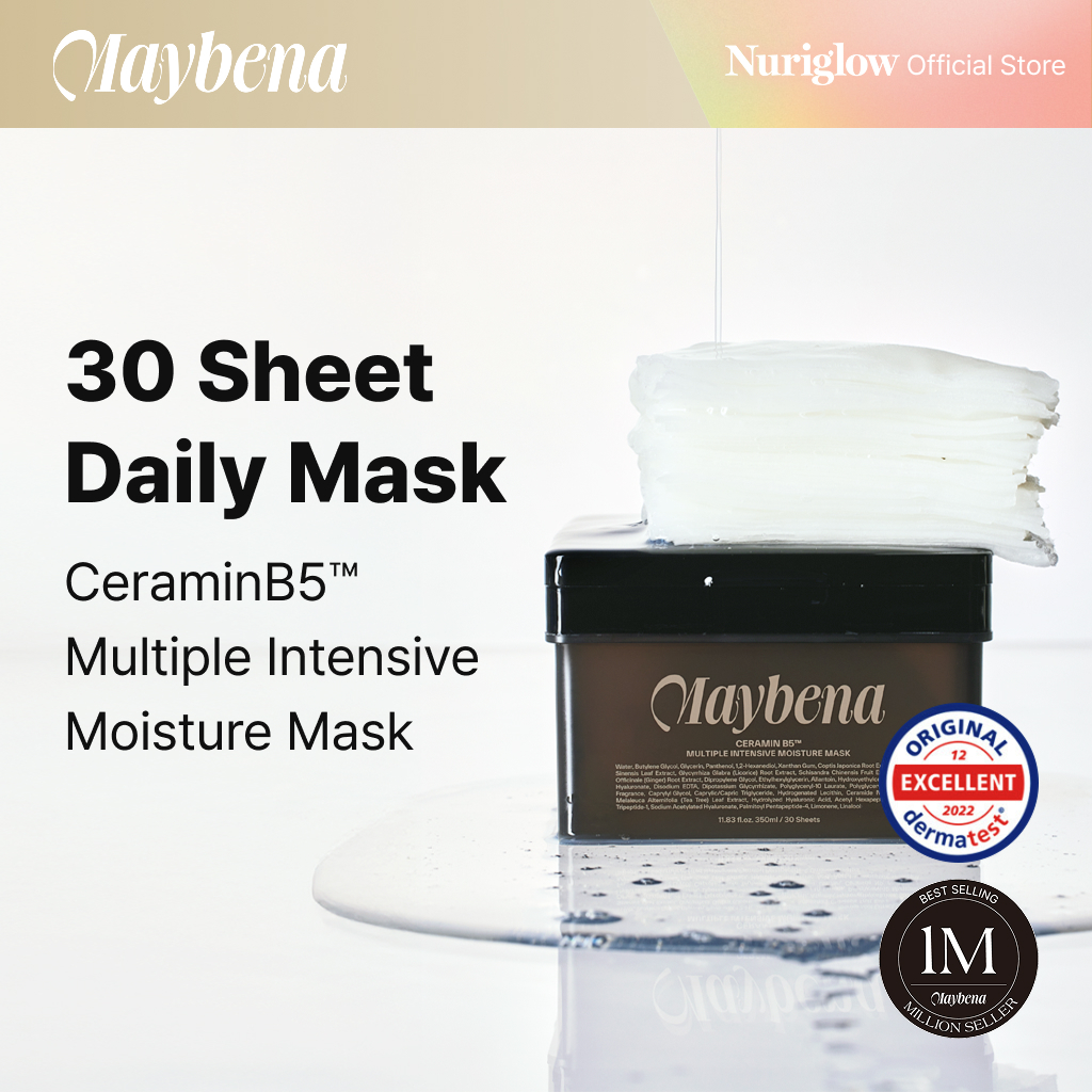 [Maybena] Intensive Hydrating Moisture Sheet Mask, Mask Pack 30 sheets ...