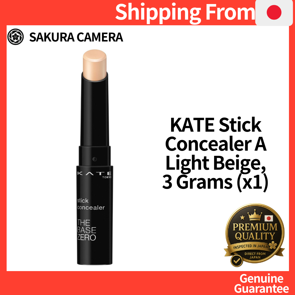 KATE Stick Concealer A Light Beige, 3 Grams (x1) 【Direct from Japan ...