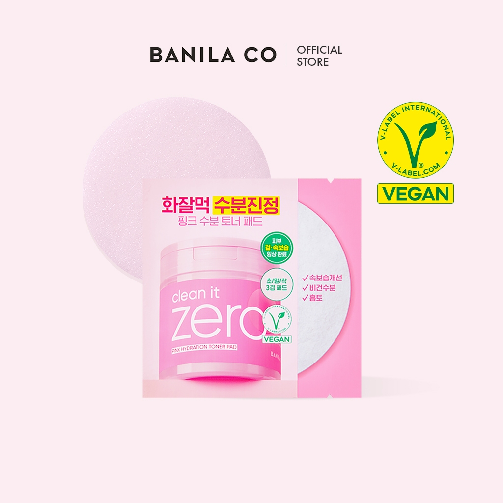BANILA CO_Clean It Zero Pink Toner pad 2ea | Shopee Malaysia