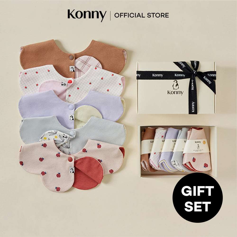 Konny Bib Reversible 5-Pack Set (Gift Set) | Shopee Malaysia