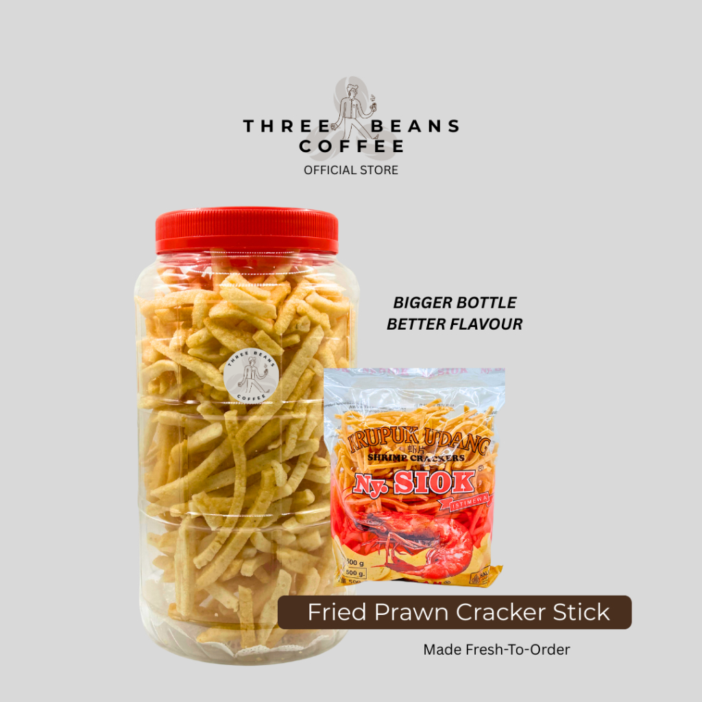 Ny Siok Stick Shrimp Cracker Stick - Keropok Udang Crispy Snack ...