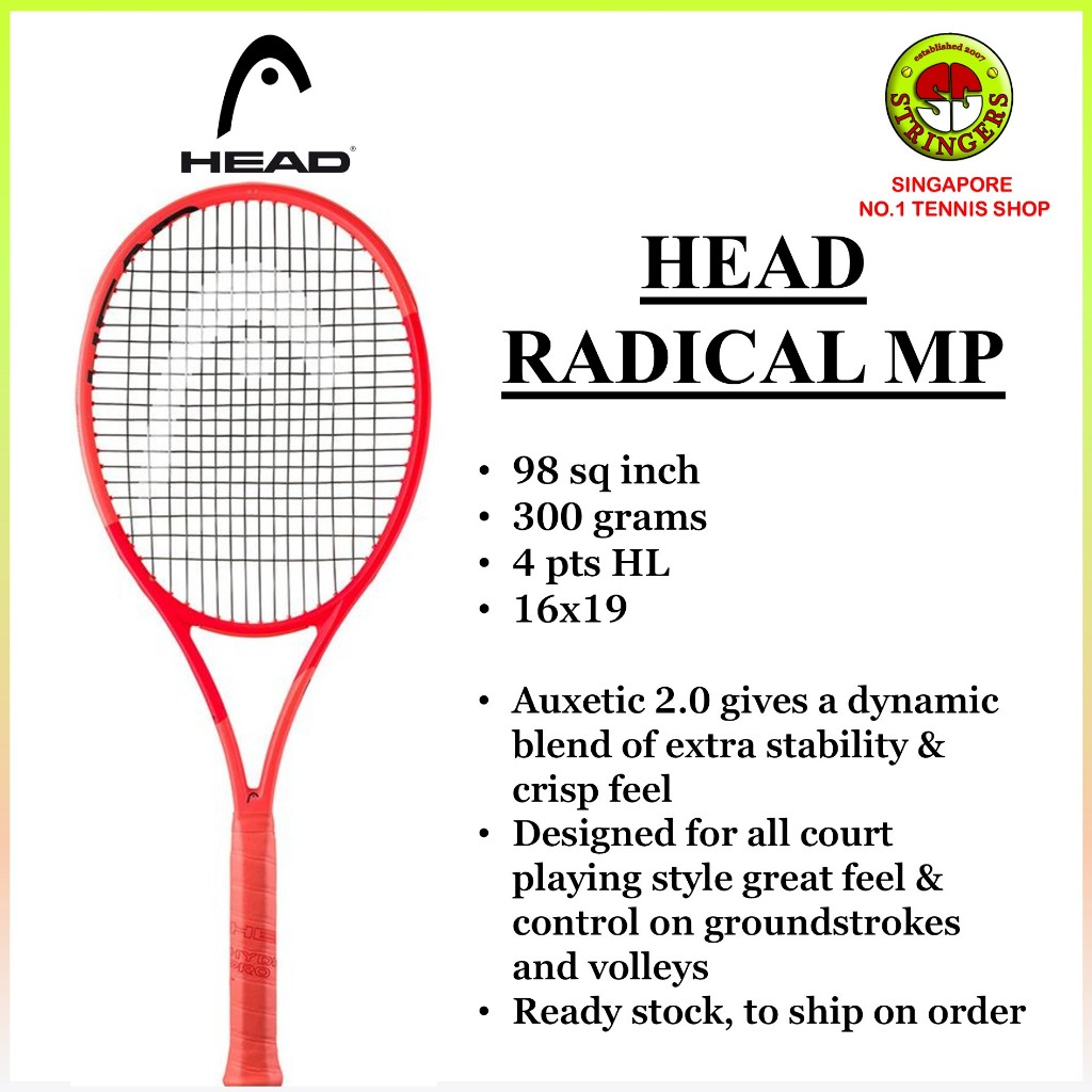 Head Radical MP Tennis Racket | Shopee Malaysia