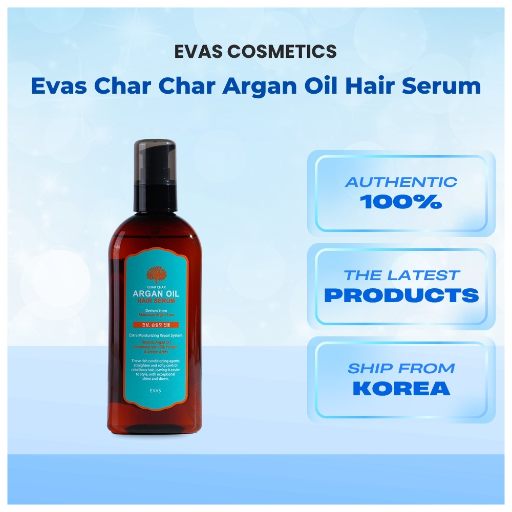 Evas Char Char Argan Oil Hair Serum 200ml | Moisturizing & Nourishing ...