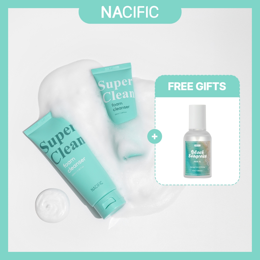 [NACIFIC] Super Clean Foam Cleaner Set 50ml + 100ml | Shopee Malaysia