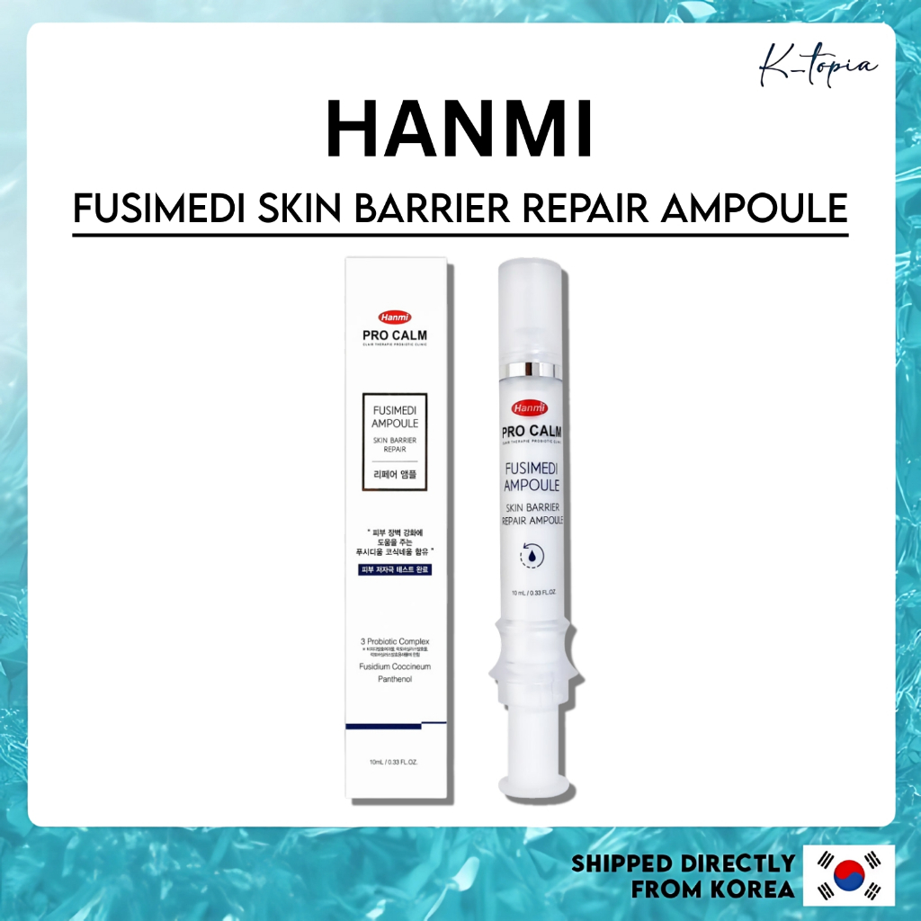 [HANMI] Pro Calm Fusimedi Skin Barrier Repair Ampoule 10ml | Shopee ...