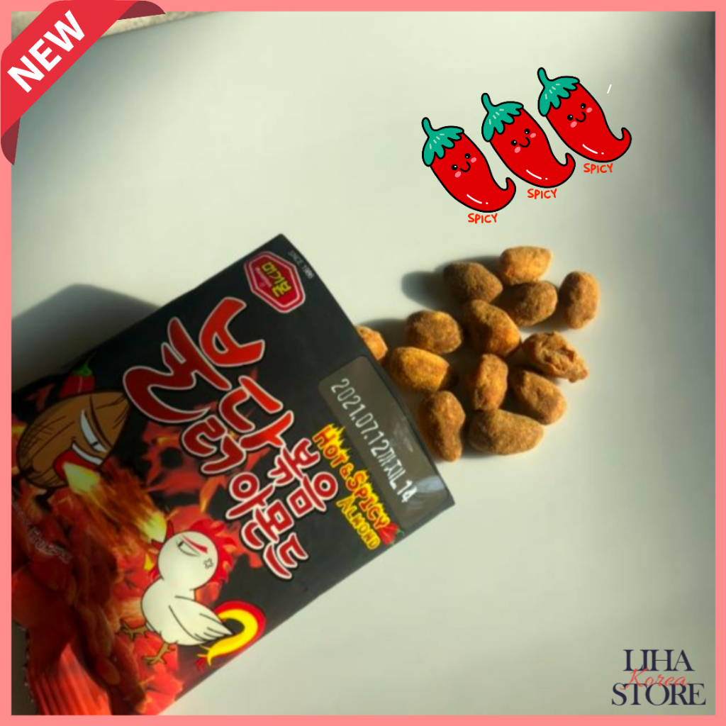 [Korean Snack] Buldak Hot Spicy Chicken Almond 30g | Shopee Malaysia