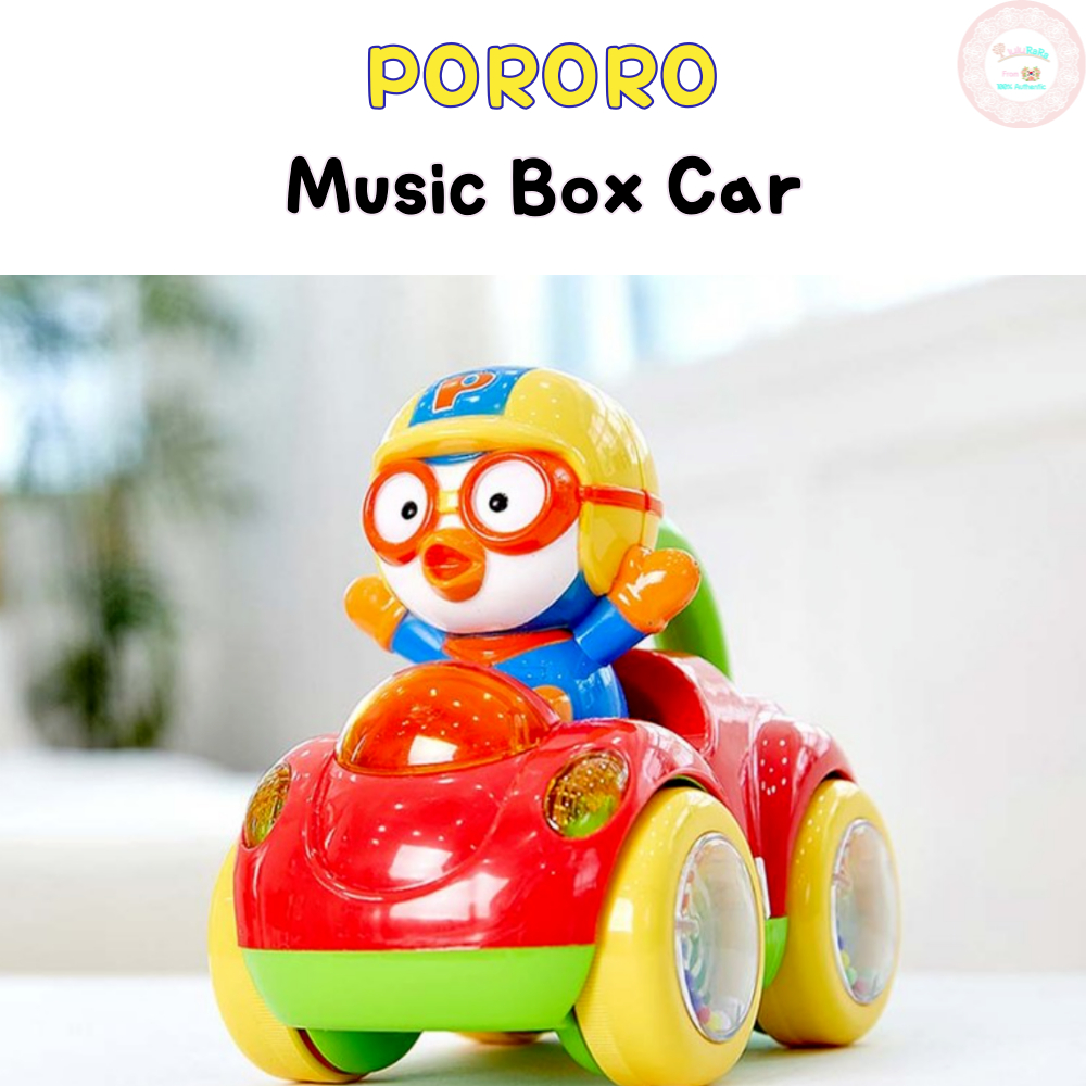 Pororo Music Box Car Classic Songs Kids Toy Kids Car Christmas Gift ...