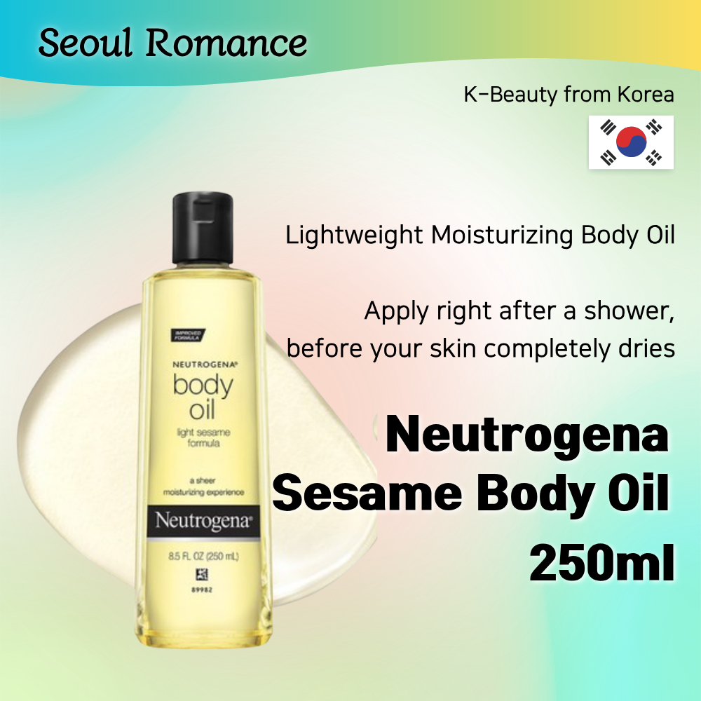 Neutrogena Sesame Body Oil 250ml | Lightweight Moisturizing Body Oil ...