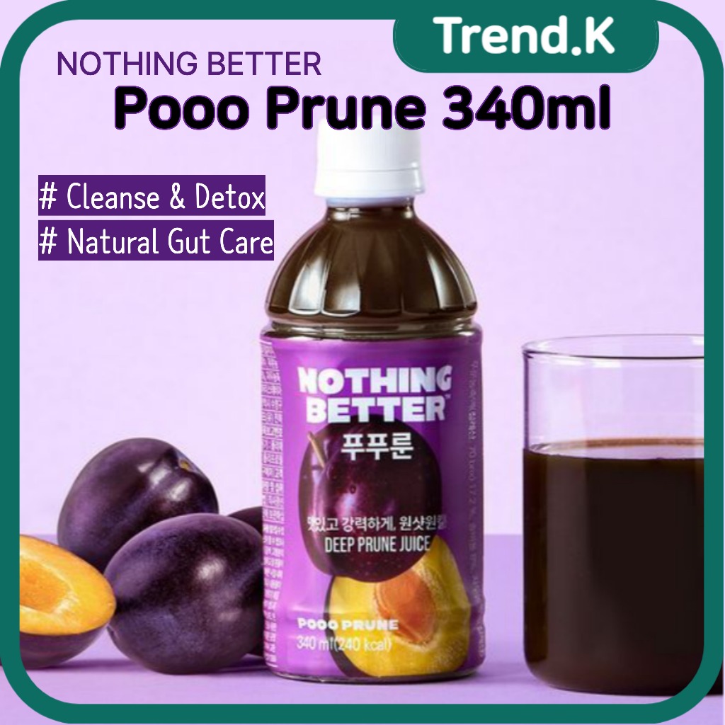 NOTHING BETTER / Pooo Prune 340ml - Cleanse & Detox, Natural Gut Care ...