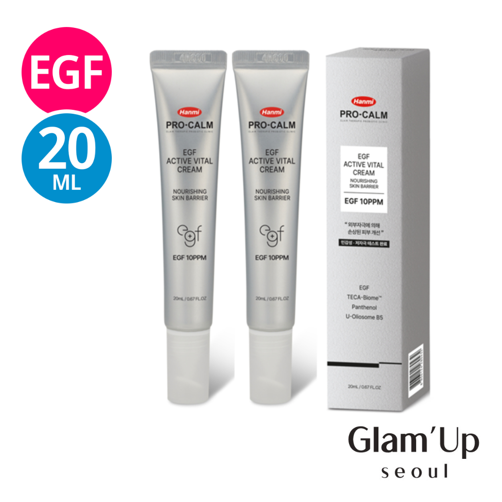 [Hanmi] Pro-Calm EGF Active Vital Repair Cream & EGF PDRN Sheet Mask ...