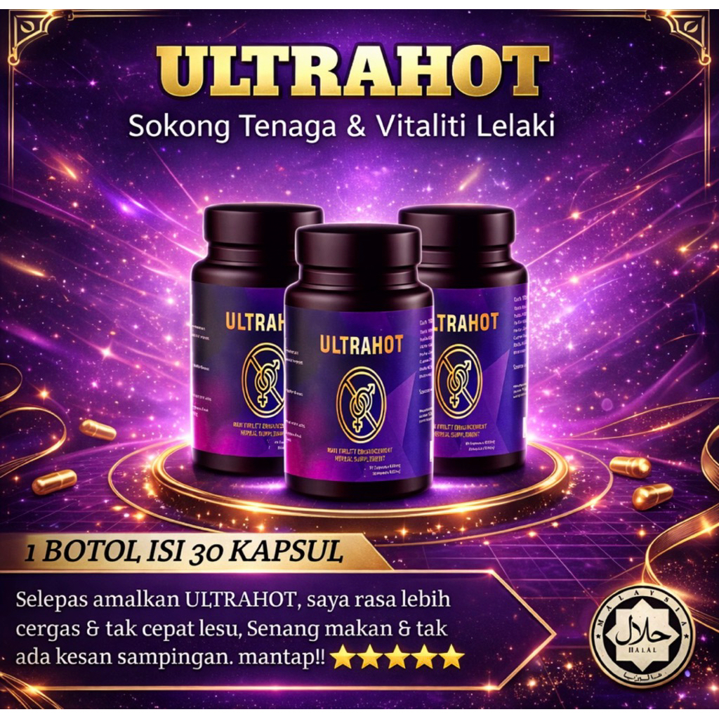 READY STOK Ultra Supplement – Sokong Tenaga & Vitaliti Lelaki | HALAL ...