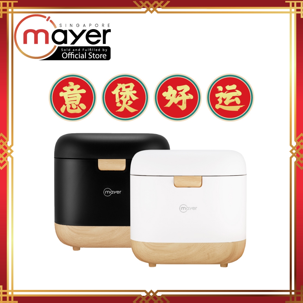 [CNY Special] Mayer 0.8L Digital Rice Cooker MMRC08D - Black / White ...