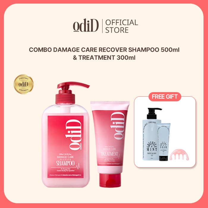 [odiD] [New] Set Damage Care Recover Shampoo&Treatment 500ml&300ml ...