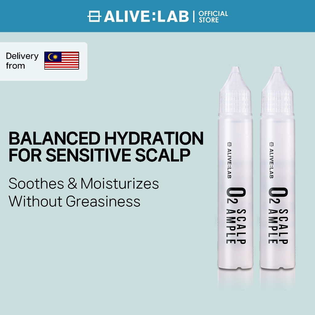 ALIVELAB O2 Scalp Ampoule – Leave-in Anti-Dandruff, Anti-Itch Scalp ...