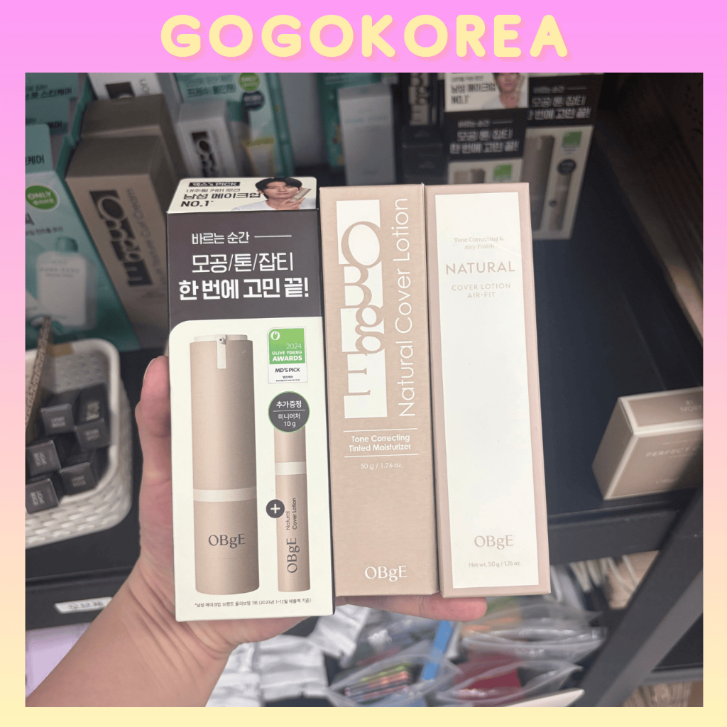 [OBgE] Natural Cover Lotion SPF50+ PA++++ 50g & 50g + 10g & Air-Fit 50g ...