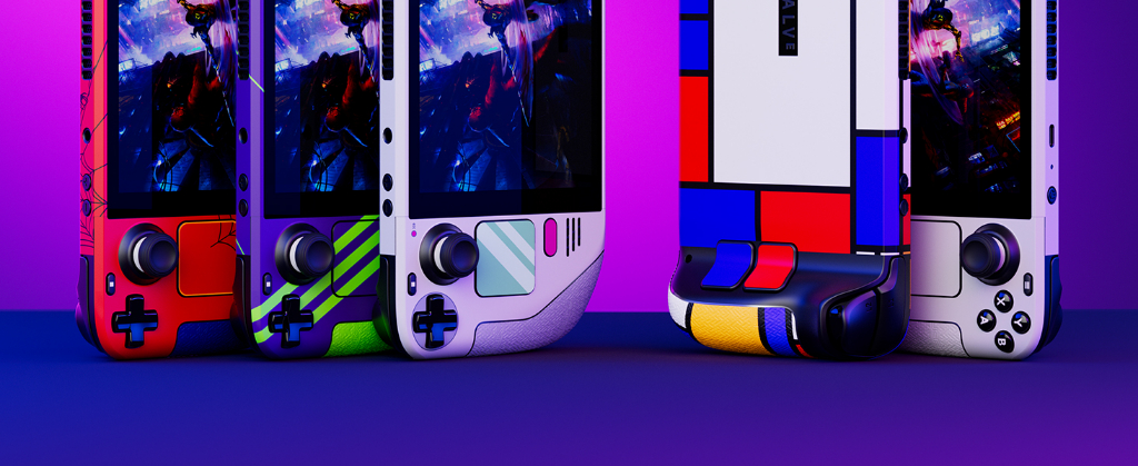 JSAUX Skin Stickers for Steam Deck OLED Vinyl Cover Skins Decal with ...