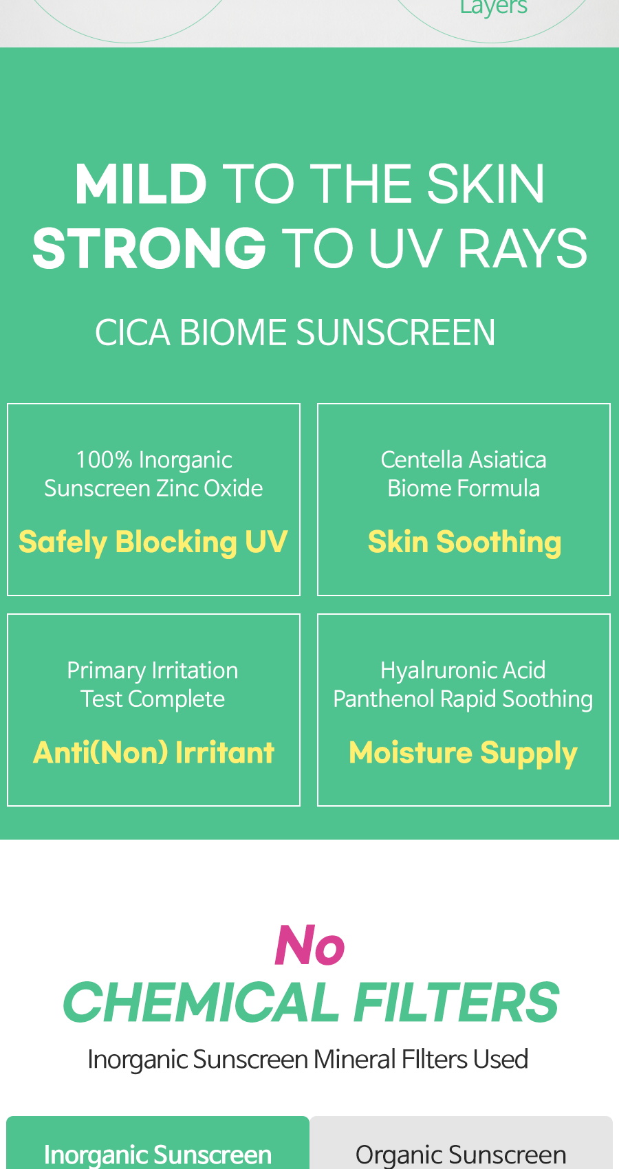 MAXCLINIC Cica Biome Sunscreen SPF50+ PA++++ 50ml | Centella Asiatica ...